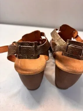 G.H. Bass & Co. | Shoes | G H Bass Co Edie Bronze Leather Wedge Sandals ...